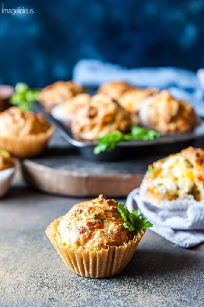 Savoury Herbs and Cheese Muffins - Imagelicious.com