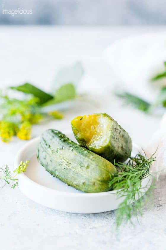 Russian Dill Pickles (Quick and Low-Salted) - Imagelicious.com
