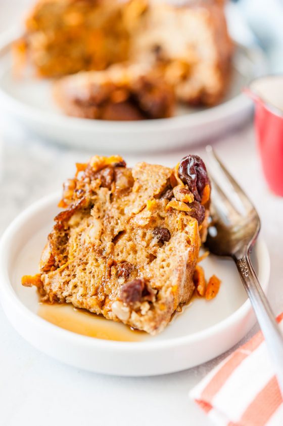 Instant Pot Carrot Cake Bread Pudding - Imagelicious.com